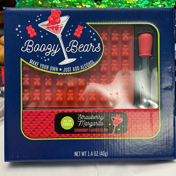 Party Supplies | Nib Boozy Bears Gift Set Mold To Make Alcohol Jello ...